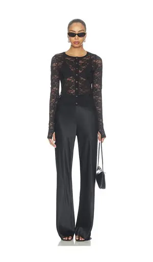 Michael Lauren Vesca Lace Snap Front Long Sleeve In . Also