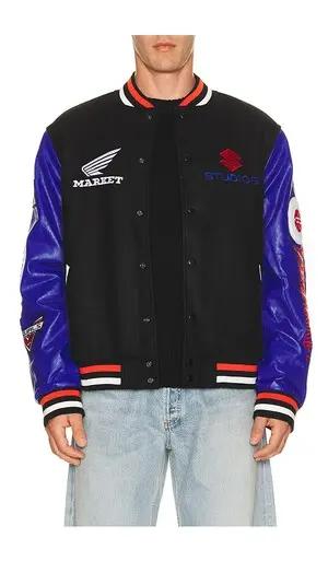MARKET Sponsorship Varsity Jacket - Multi