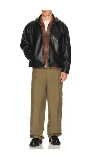 Obey Dean Pleated Pant In . Also