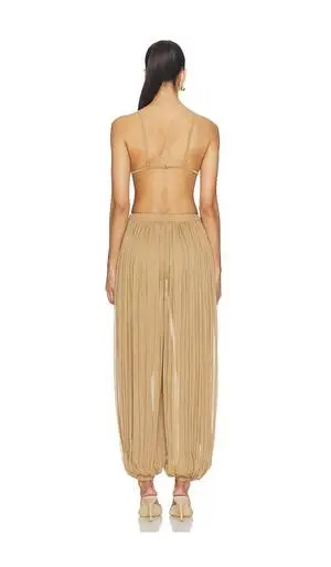 BRONX BANCO Mosi Chiffon Top & Pant Set In . Also