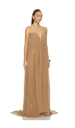 BRONX BANCO Wanda Chiffon Dress In . Also