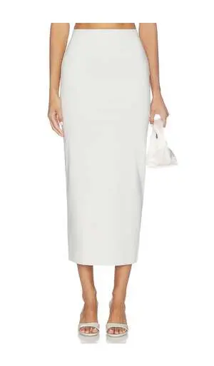 CAMILA COELHO Daniela Maxi Skirt In . Also - Grey