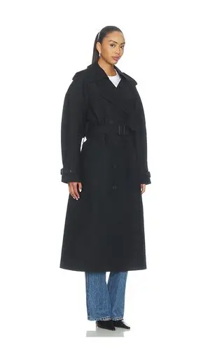 ANINE BING Pascale Maxi Trench In . Also