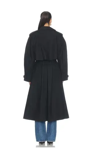 ANINE BING Pascale Maxi Trench In . Also