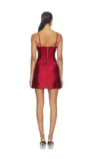 Alice + Olivia Velia Strap Mini Dress In . Also
