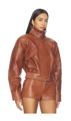 Retrofete Lykke Leather Jacket In . Also