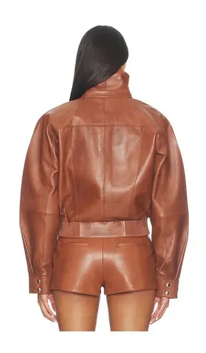 Retrofete Lykke Leather Jacket In . Also