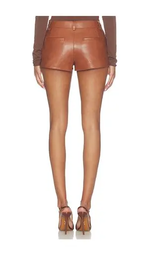 Retrofete Valesia Leather Short In . Also