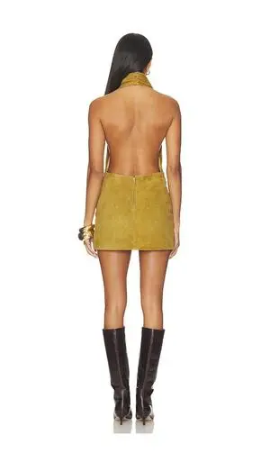 Retrofete Zoriel Suede Dress In . Also