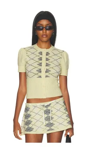 GUIZIO The Sweet Cardigan In . Also - Yellow