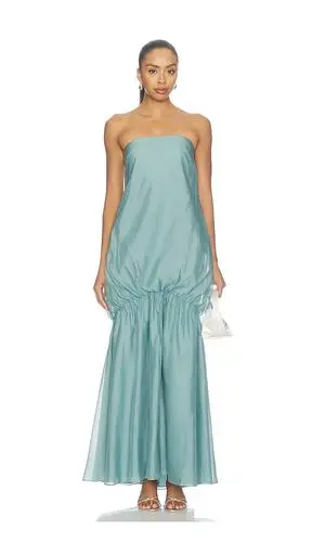 Amanda Uprichard Esme Maxi Dress In . Also - Blue