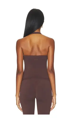 RUNAWAY THE LABEL Sammy Backless Halter Top In . Also