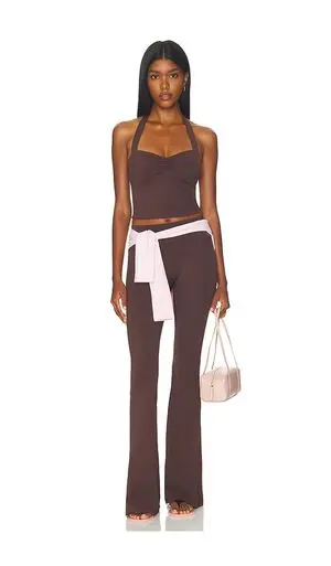 RUNAWAY THE LABEL Sammy Backless Halter Top In . Also