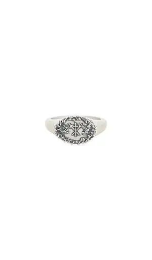 SERGE DENIMES Holy Ring In . Also - Metallic Silver