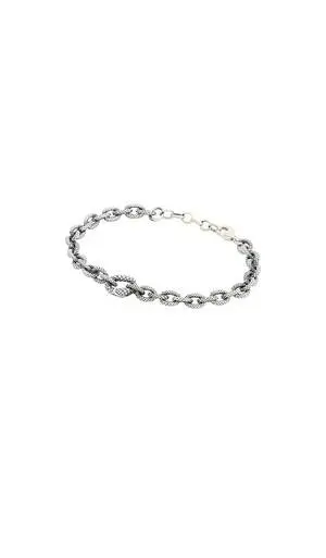 SERGE DENIMES Reptile Bracelet - Metallic Silver