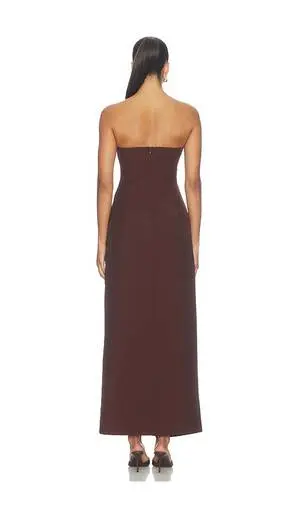 SEVEN WONDERS Strapless Maxi Dress With Wraparound Detail