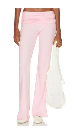 RUNAWAY THE LABEL Damari Foldover Flare Pants In . Also
