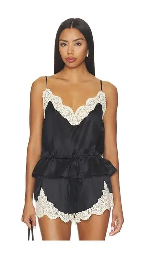 Tularosa Lio Silk Cami Top In . Also - Black