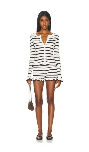 SEVEN WONDERS Donna Long Sleeve Knit Top In . Also