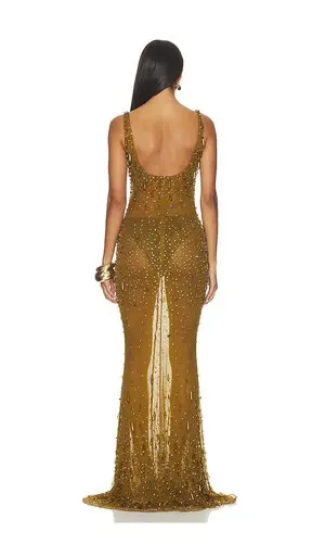 Retrofete Zanie Crystal Dress In . Also