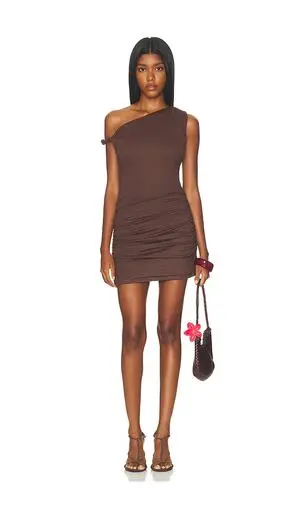 SEVEN WONDERS Abbey One Shoulder Mini Dress
