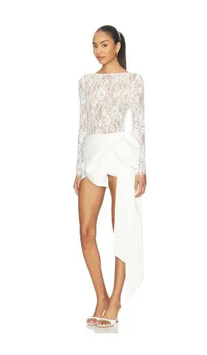BRONX BANCO Viena Draped Mini Dress In . Also