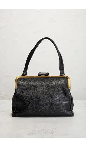 FWRD RENEW Prada Berlino Cerniera Frame Shoulder Bag