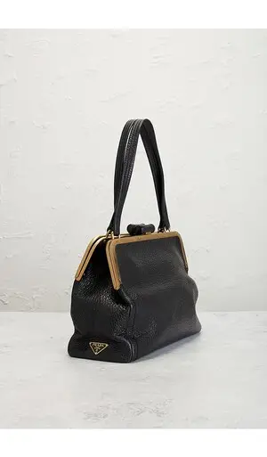 FWRD RENEW Prada Berlino Cerniera Frame Shoulder Bag