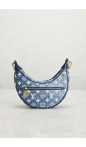FWRD RENEW Louis Vuitton Monogram Denim Loop Shoulder Bag