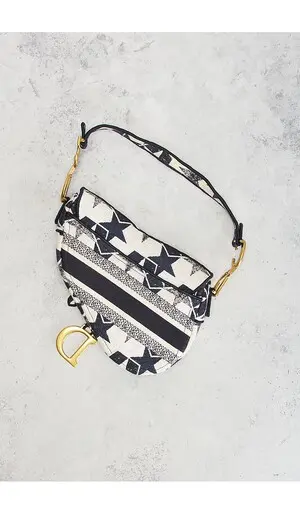 FWRD RENEW Dior Embroidered Saddle Bag