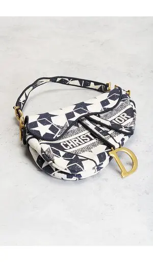 FWRD RENEW Dior Embroidered Saddle Bag