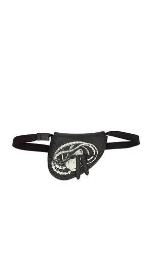 FWRD RENEW Dior X Cactus Jack Mini Saddle Bag - Black