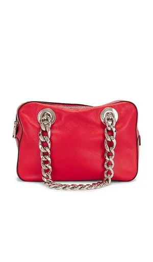 FWRD RENEW Prada Vitello Daino Shoulder Bag - Red