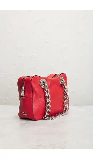 FWRD RENEW Prada Vitello Daino Shoulder Bag