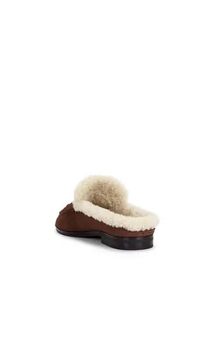 Simkhai Dean Shearling Loafer Mule In . Also