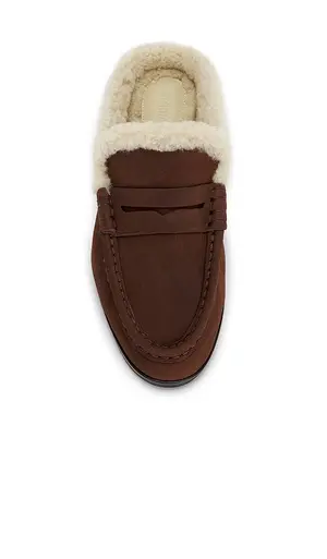 Simkhai Dean Shearling Loafer Mule In . Also