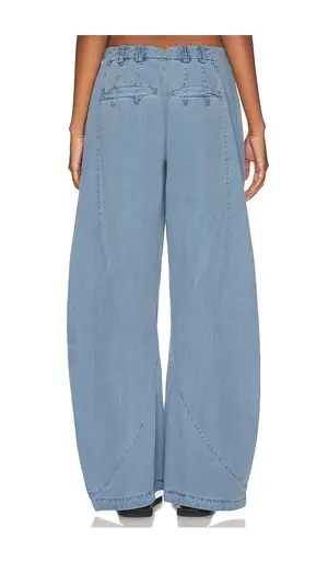 Free People Spotlight Trouser - Blue