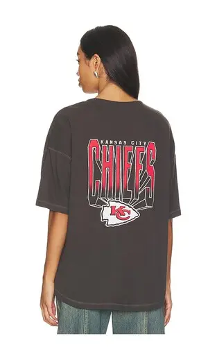 Junk Food Chiefs Baseball Jersey - Black