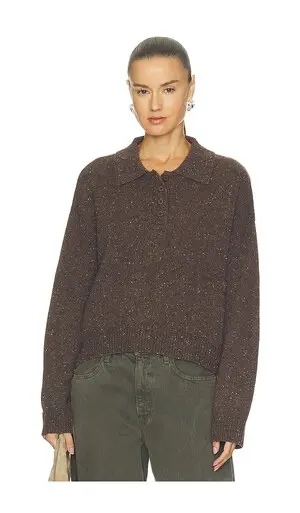 VIR VITA Frida Cashmere Polo In . Also - Grey