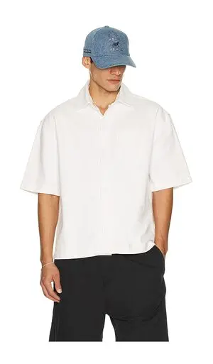 SIEGELMAN STABLE Short Sleeve Button Down In . Also