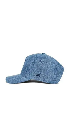 SIEGELMAN STABLE X Ford Embroidered Denim Cap