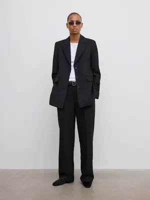 HOUSE OF DAGMAR Wool Tailored Blazer