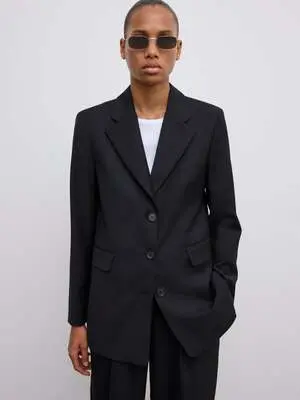 HOUSE OF DAGMAR Wool Tailored Blazer