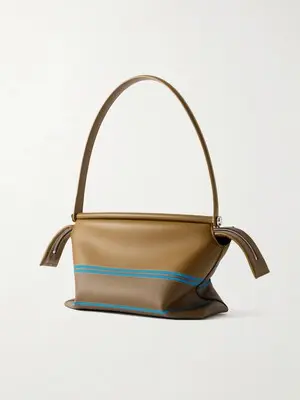 Loewe Whisker Checked Leather Shoulder Bag