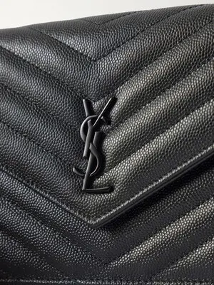 Saint Laurent Cassandre Mini Matelassé Leather Shoulder Bag