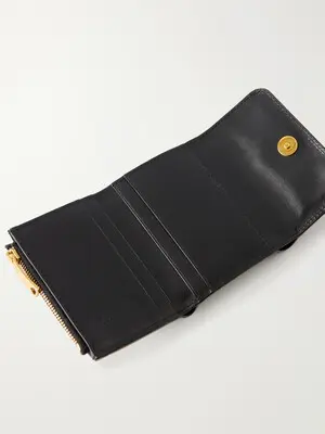 Bottega Veneta Andiamo Intrecciato Leather Tri-fold Wallet