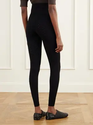 JW Anderson Pointelle-knit Stretch-jersey Leggings