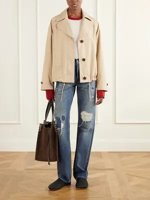 JW Anderson Distressed Mid-rise Straight-leg Jeans