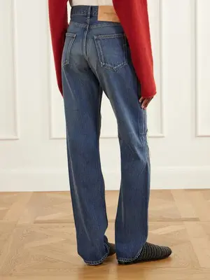 JW Anderson Distressed Mid-rise Straight-leg Jeans