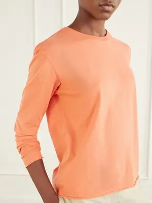 Auralee Cotton And Cashmere-blend T-shirt